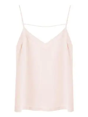 Cuyana Silk Cami Top - Blush