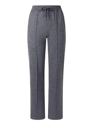 TOM FORD Straight-leg Herringbone Trousers - Gray