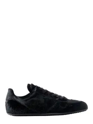 Rick Owens Pony Hair Sneakers - Black
