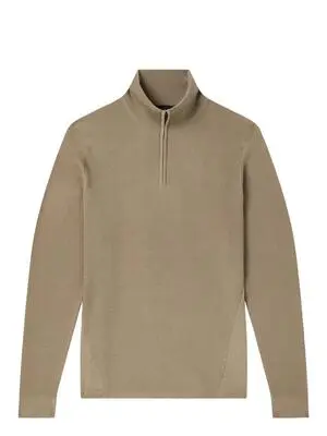 Sease Waffle Turtle-neck Wool-knitted Sweater - Neutrals
