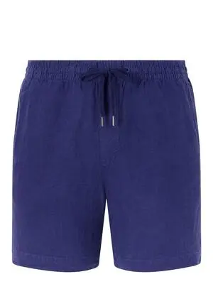 Polo Ralph Lauren Straight-leg Linen Shorts - Navy