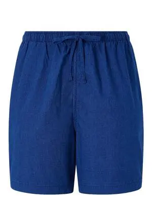 Polo Ralph Lauren Wide-leg Cotton Shorts - Blue