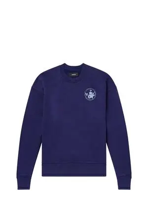 NAHMIAS Youth Enrichment Logo-print Cotton-jersey Sweatshirt - Navy