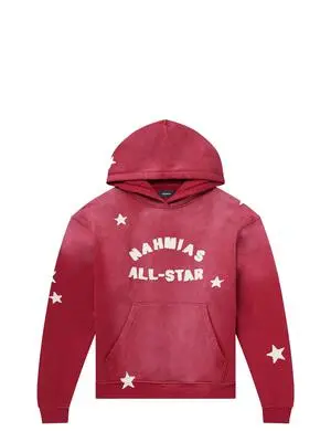 NAHMIAS All Star Printed Cotton-jersey Hoodie - Red