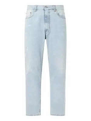 GHIAIA Ghiaia Cashmere Straight-Leg Distressed Jeans