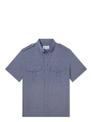 MAISON MARGIELA Cotton Shirt - Blue