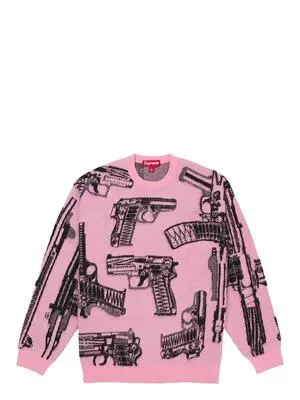 Supreme Guns Sweater - Pink