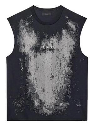 PURPLE BRAND Textured Sleeveless T-shirt