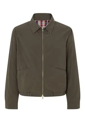 DRAKE'S Cotton-twill Jacket - Green