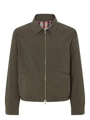 DRAKE'S Cotton-twill Jacket - Green