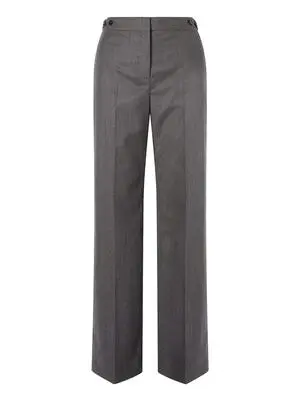 Stella McCartney Wool Straight-leg Pants - Gray