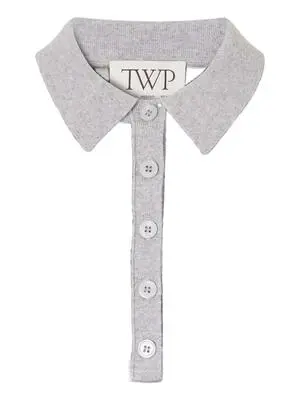 TWP Striped Cashmere Polo Sweater - Multi