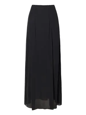 RUOHAN Cocoon Cotton-voile Maxi Skirt - Black