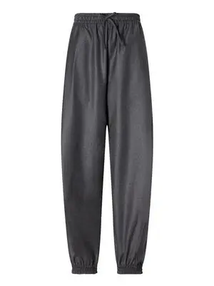 RÓHE Virgin Wool Wide-leg Balloon Pants - Gray