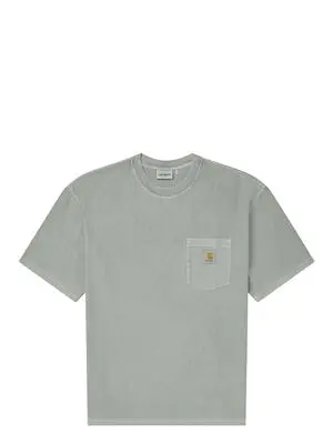 Carhartt Work In Progress Logo-appliquéd Cotton-jersey T-shirt - Gray