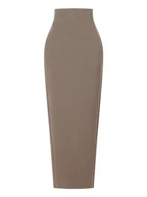 RICK OWENS Rick Owens Stretch-Wool Blend Midi Skirt
