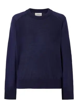 Loulou De Saison Ditto Ribbed Cashmere Sweater - Blue