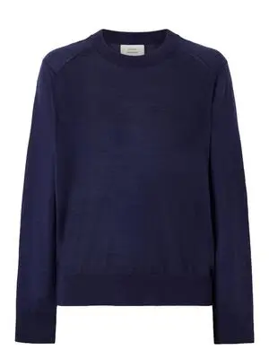 Loulou De Saison Ditto Ribbed Cashmere Sweater - Blue