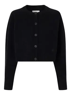 Loulou De Saison Heike Cashmere Cardigan - Black