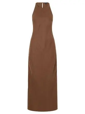 JAMES PERSE Linen Maxi Dress - Brown