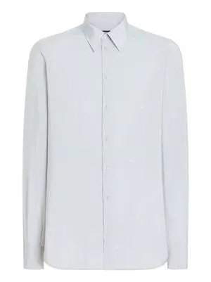 Dolce & Gabbana Martini Shirt In Jacquard - Grey