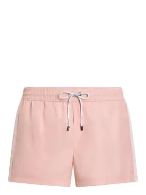 Dolce & Gabbana Swim Boxer Shorts With Logo - Multicolor