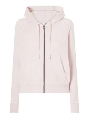 JAMES PERSE French Cotton-terry Hoodie - Pink
