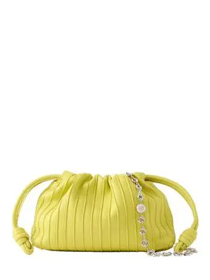 Loewe Flamenco Mini Leather Shoulder Bag - Yellow