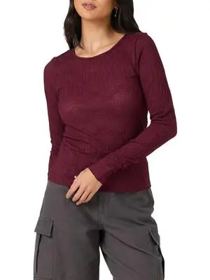 O'Neill O'Neill Marliz Lace Long Sleeve Top Fig