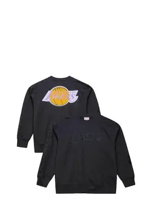 Mitchell & Ness Los Angeles Lakers Phantom Fleece Sweatshirt - Black