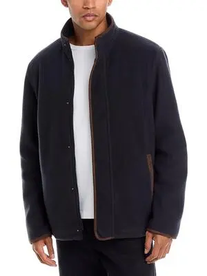 BARBOUR Barbour Fardon Casual Jacket With Leather Trim