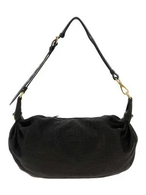 Miu Miu Zipper Shoulder Bag - Black