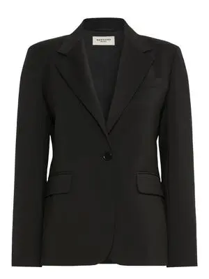Max Mara Lamine Single-breasted Blazer - Black