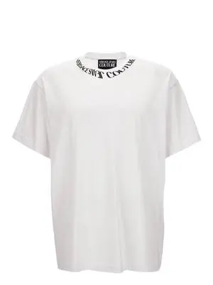 Versace Regular Fit Crewneck T-shirt - White