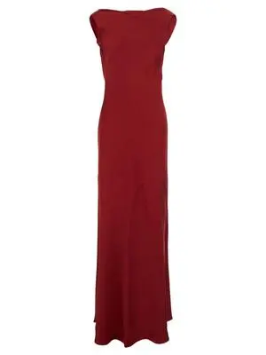 ANTONELLI FIRENZE Antonelli Firenze Pleated Hem Maxi Dress