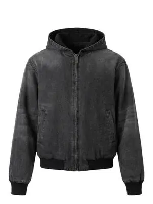 Gucci Reversible Cotton Denim Zip Jacket - Black