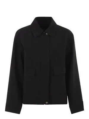 Max Mara Boxy Fit Jacket - Black