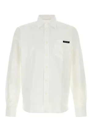 Prada Long-sleeved Button-up Shirt - White