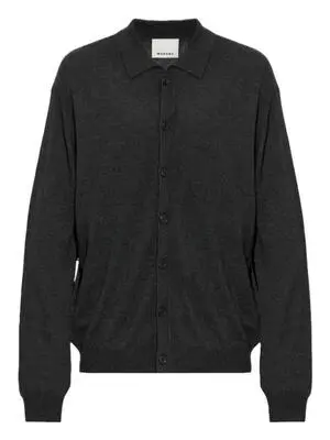 Isabel Marant Étoile Long-sleeved Button-down Cardigan - Anthracite
