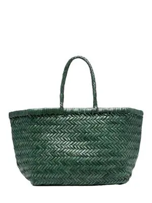 Dragon Diffusion Double-handle Woven Tote Bag - Green