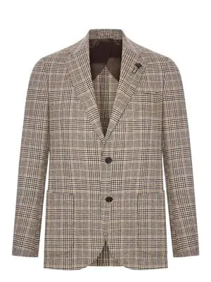 LARDINI Checked Blazer - Ma Multi