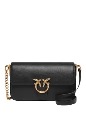 Pinko Flap Shoulder Bag - Black