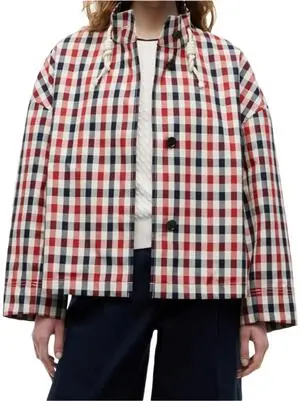 Tommy Hilfiger Gingham-check Drawstring Jacket - No
