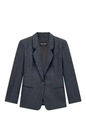 Giorgio Armani Long-sleeve Blazer - Grey