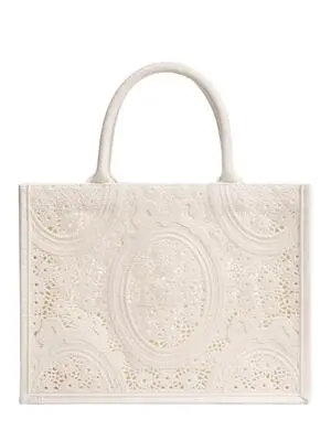 Dior Medium Book Tote With Strap - Latte