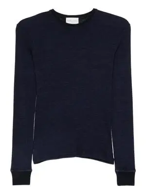 FORTE_FORTE Ribbed Long-sleeve T-shirt - Night