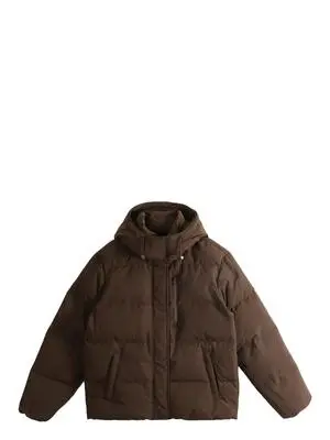 Polo Ralph Lauren Logo-embroidered Padded Jacket - Brown
