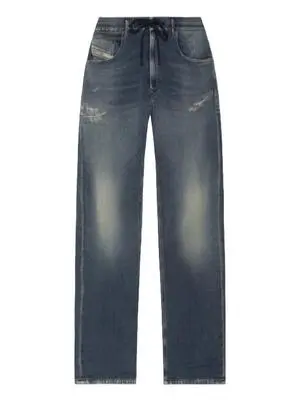 DIESEL® Diesel Belt-Loop Jeans With Button Fly