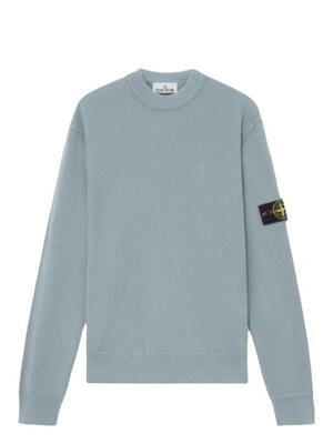Stone Island Regular-fit Crewneck Jumper - Ash Grey