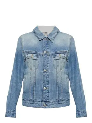 MAISON MARGIELA Long-sleeve Denim Jacket - Blue